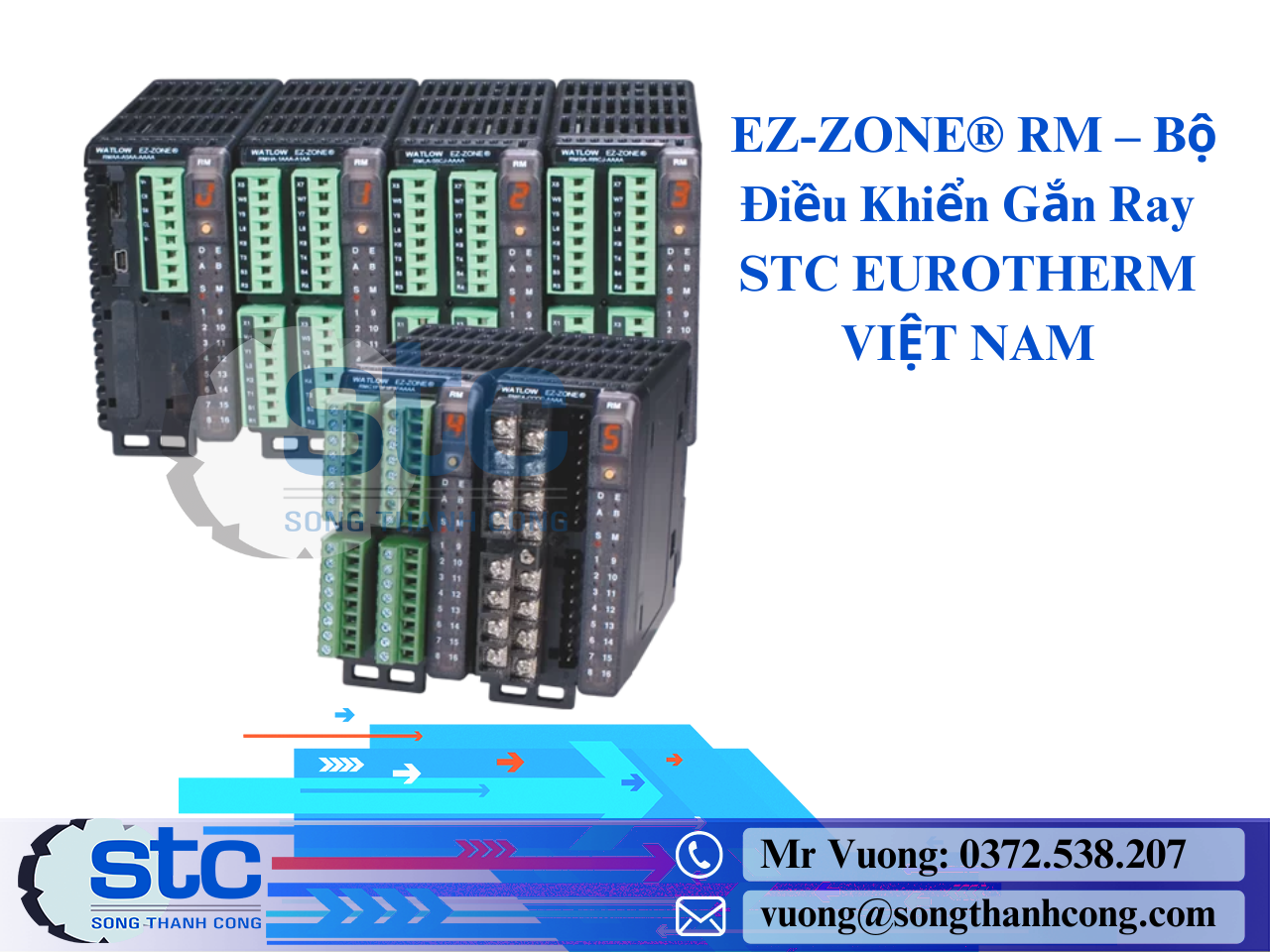 EZ-ZONE® RM – Bộ Điều Khiển Gắn Ray STC EUROTHERM VIỆT NAM