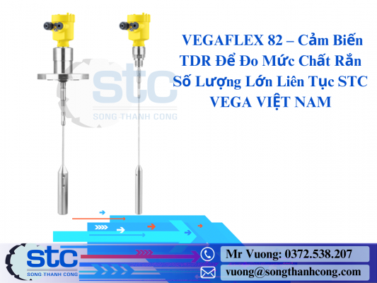 VEGAFLEX 82 – Cảm Biến TDR Để Đo Mức Chất Rắn Số Lượng Lớn Liên Tục STC ...