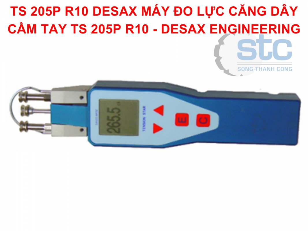 TS 205P R10 Desax Máy đo lực căng dây cầm tay TS 205P R10 - DESAX Engineering